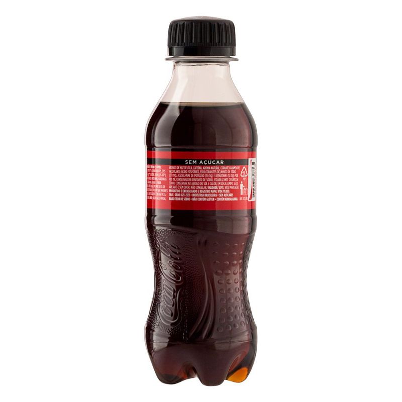 Refrigerante sem Açúcar Coca-Cola Garrafa 200ml - Festval.com Refrigerante sem Açúcar Coca-Cola Garrafa 200ml - Festval.com